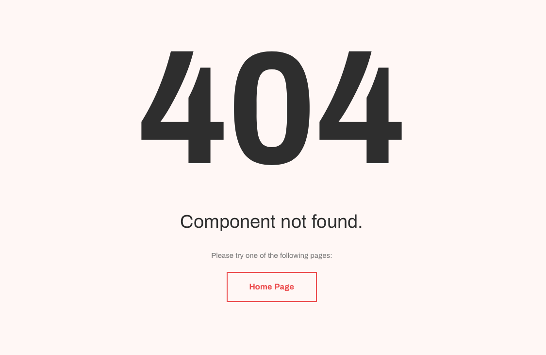 Error Page